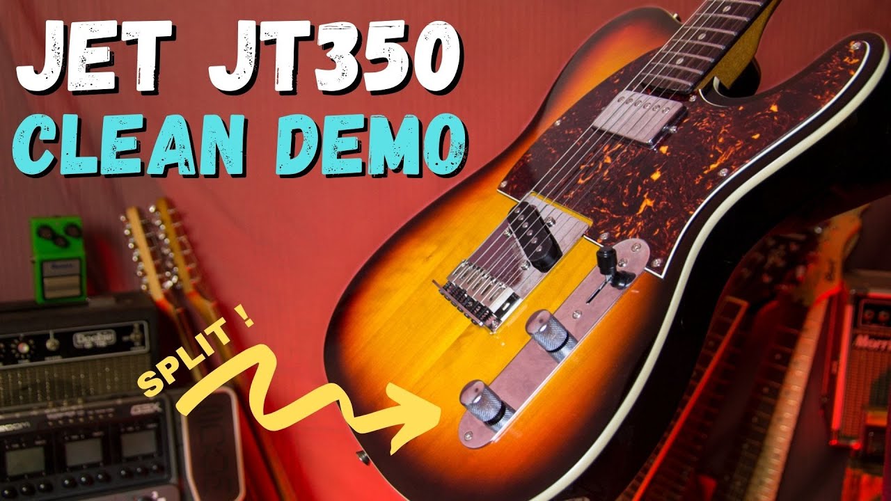 Clean(ish) 5 positions demo (3 way + SPLIT) | JET JT-350 | Single ...