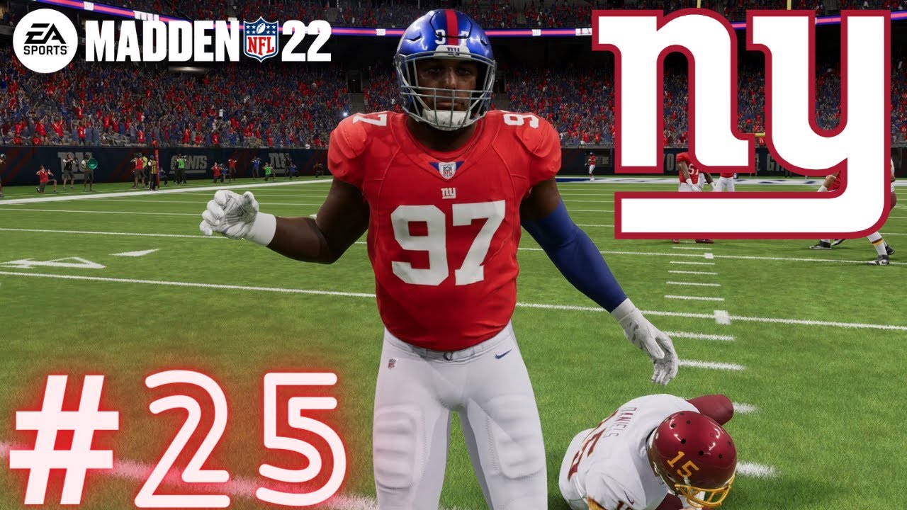 MADDEN 22 NEW YORK GIANTS FRANCHISE EPISODE 25! - YouTube