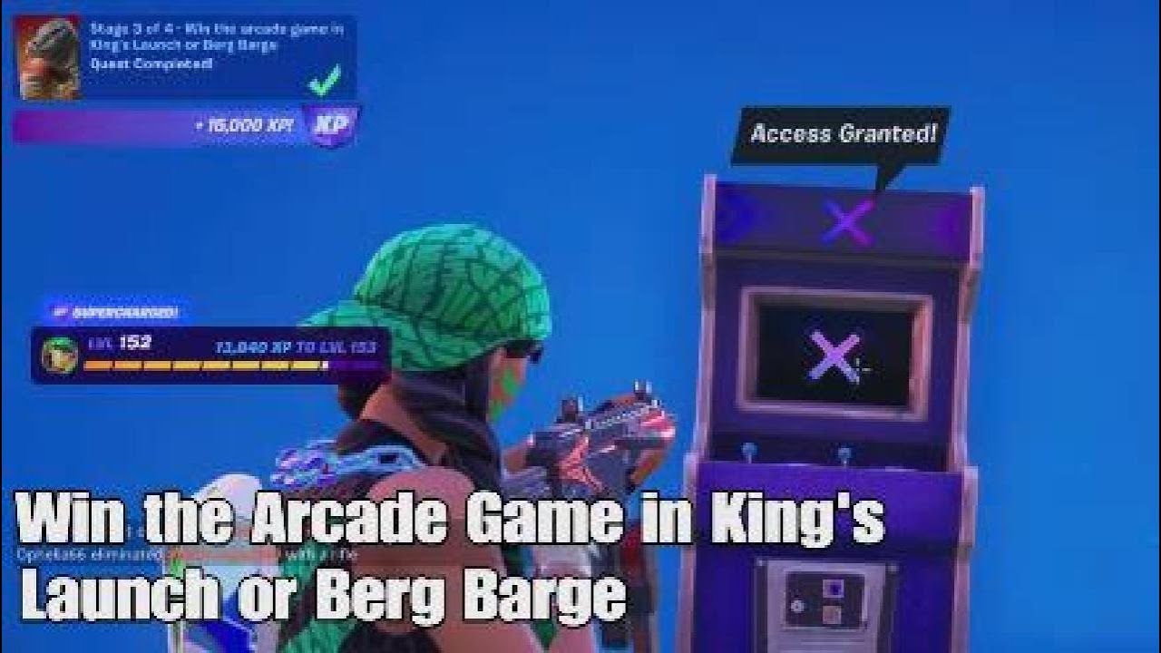 Win the Arcade Game in King's Launch or Berg Barge - Stage 3 of 4 ...