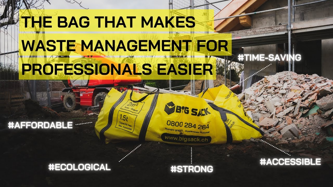 Big Sack - Optimize the management of your construction waste ! - YouTube