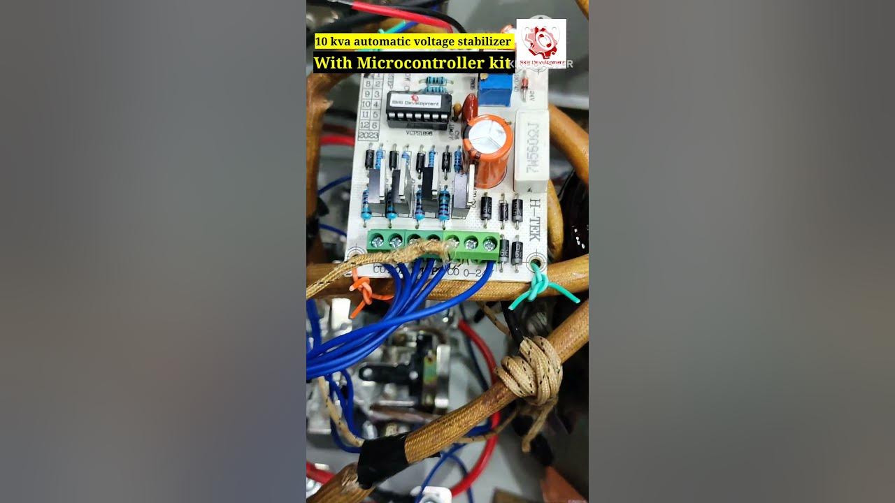 #Short|10 kva automatic voltage stabilizer with Microcontroller kit|Skill development - YouTube