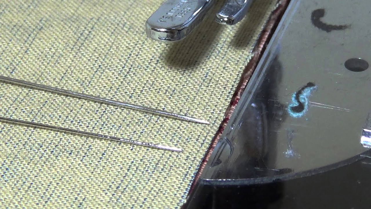 Pinning with Super Fine Pins - YouTube