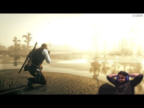 Erstes Red Dead Redemption 2 Gameplay mit Greenscreen - YouTube