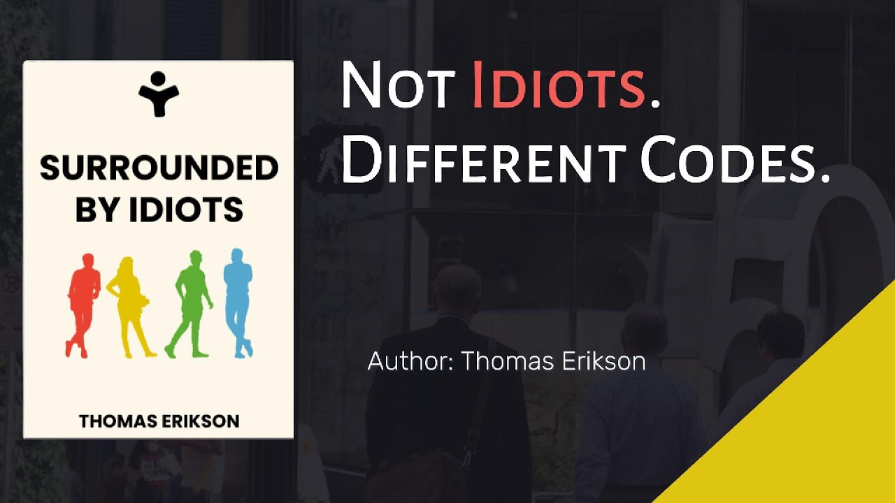 Surrounded by Idiots book summary- Master the 4 Colors to Communicate ...