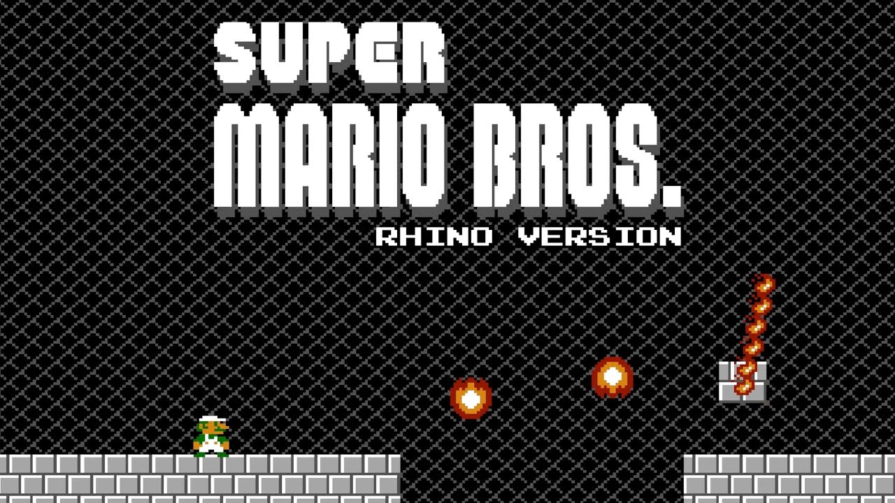 Super Mario Bros. Rhino - YouTube