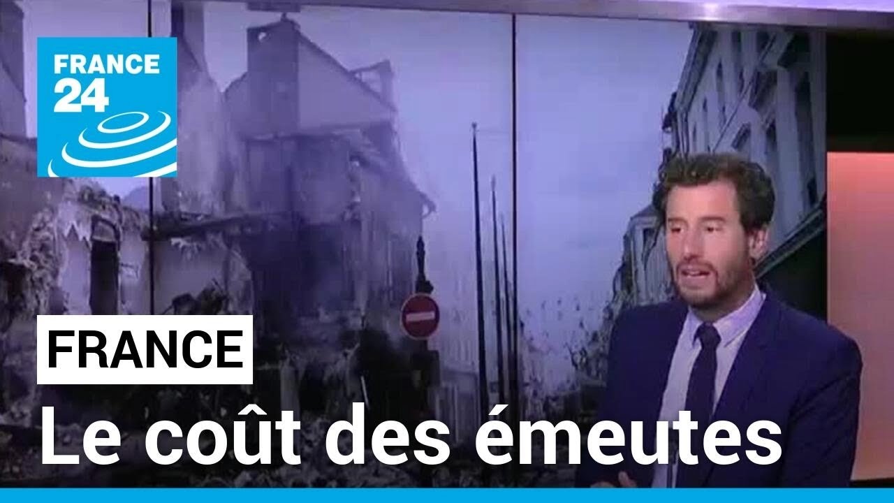Emeutes en France : au moins 650 millions d'euros de dégâts déclarés ...