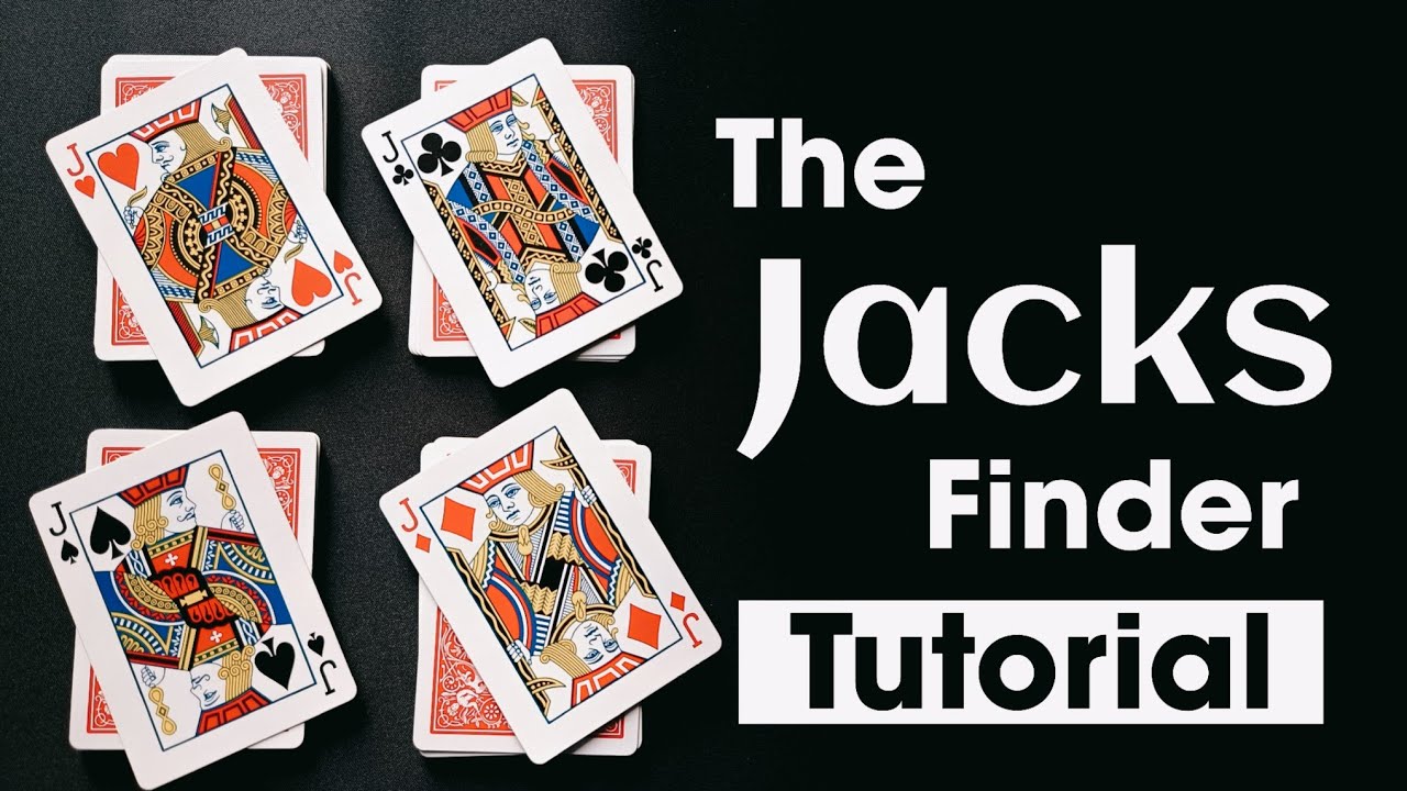 The Jacks Finder Card Trick Tutorial | Spectator Finds Four Jacks With ...