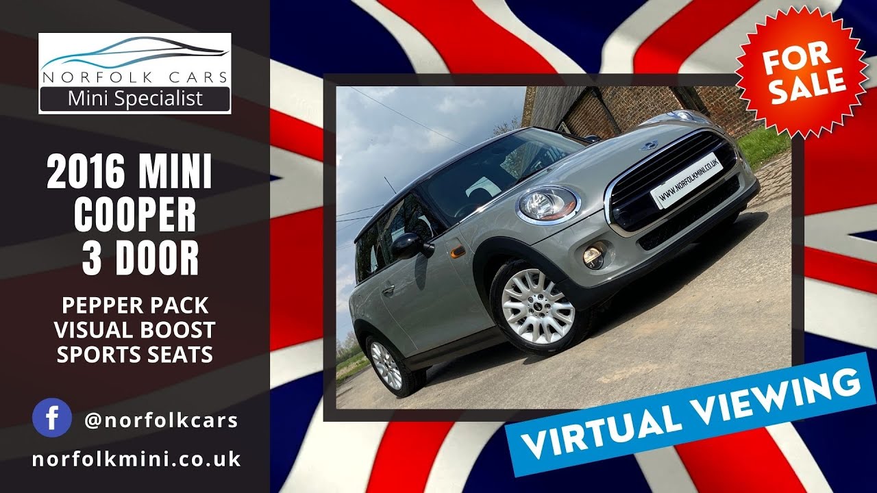 2016 Mini Cooper pepper Pack Moonwalk Grey - YouTube