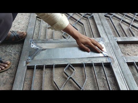 How To Build Modern Gate For Beginners || How To Make Main Gate Design ...