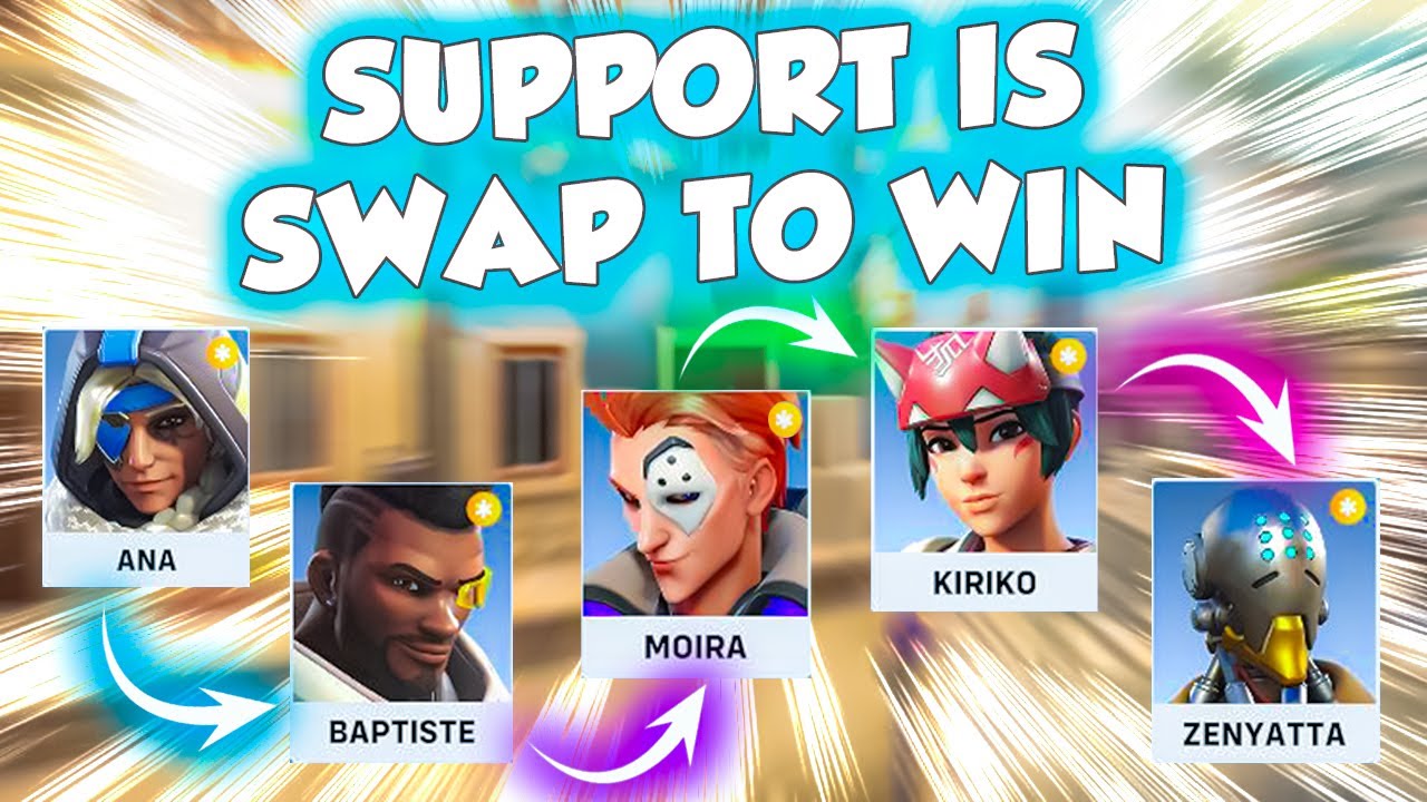 SUPPORT IS SWAP TO WIN IN OVERWATCH 2 - YouTube