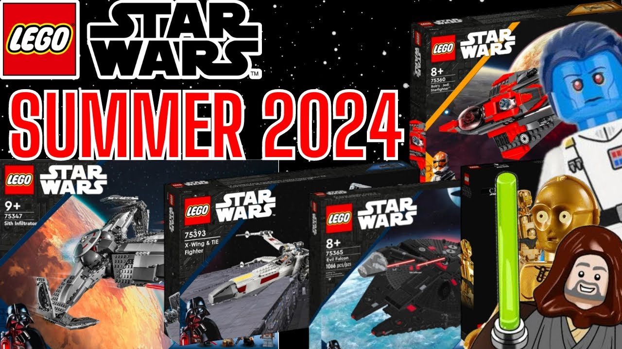 INSANE LEGO Star Wars Summer 2024 Sets LEAKED! (Millennium Falcon,JEDI ...