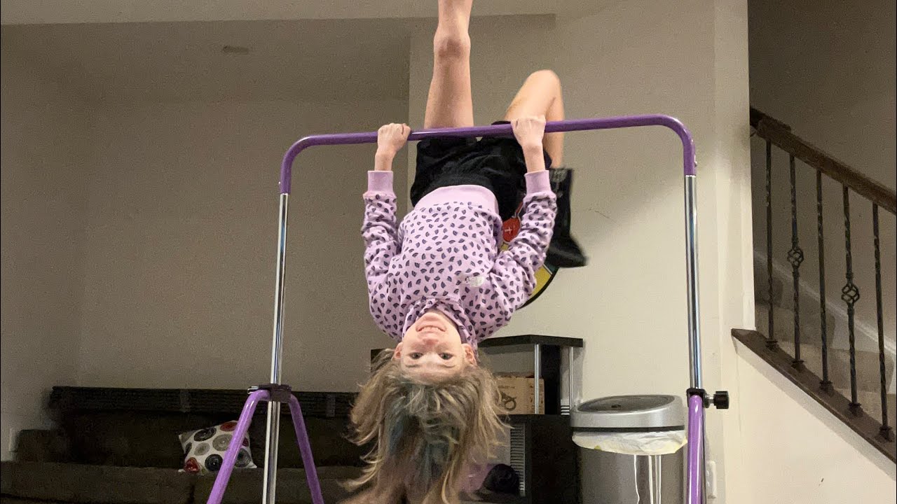 Cool bar trick let go and grab back on advanced gymnastics trick🤸‍♀️ - YouTube