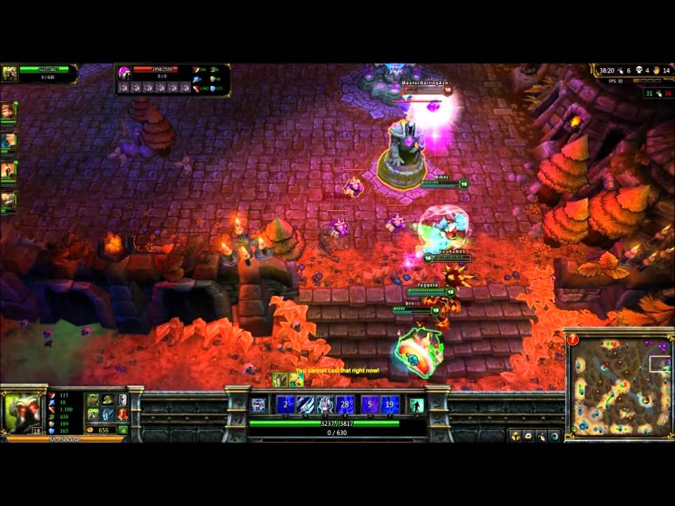 LOL Mordekaiser Tank Gameplay pt 4 - YouTube