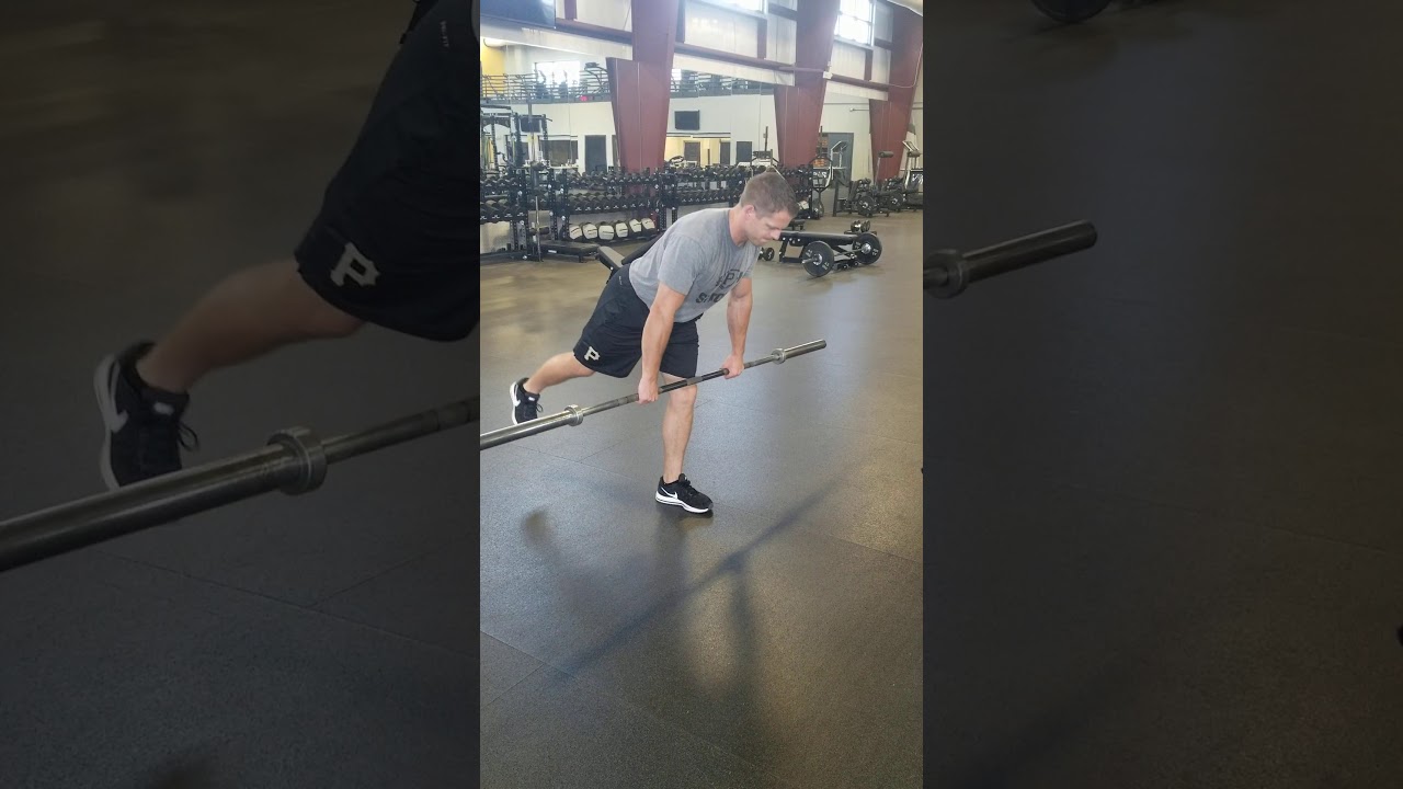 Barbell Single Leg RDL - YouTube
