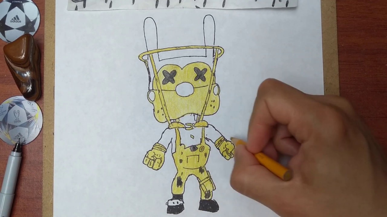 Cómo DIBUJAR y PINTAR a 😱BRUTE BORIS😮 FUNKO POP de bendy and the ink ...