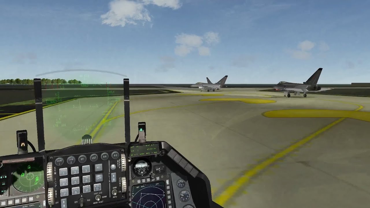 F-16 Start-up & Departure - YouTube