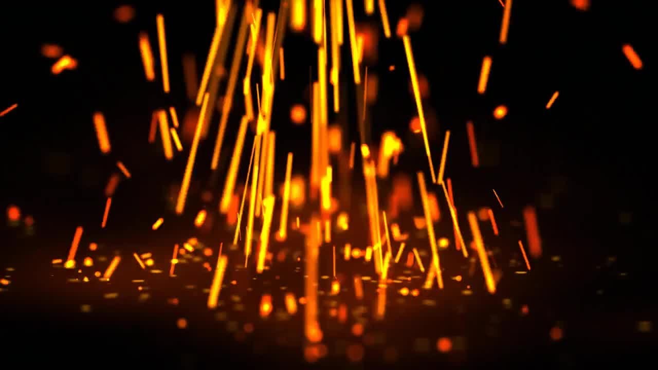 Falling Sparks Stock Video - YouTube