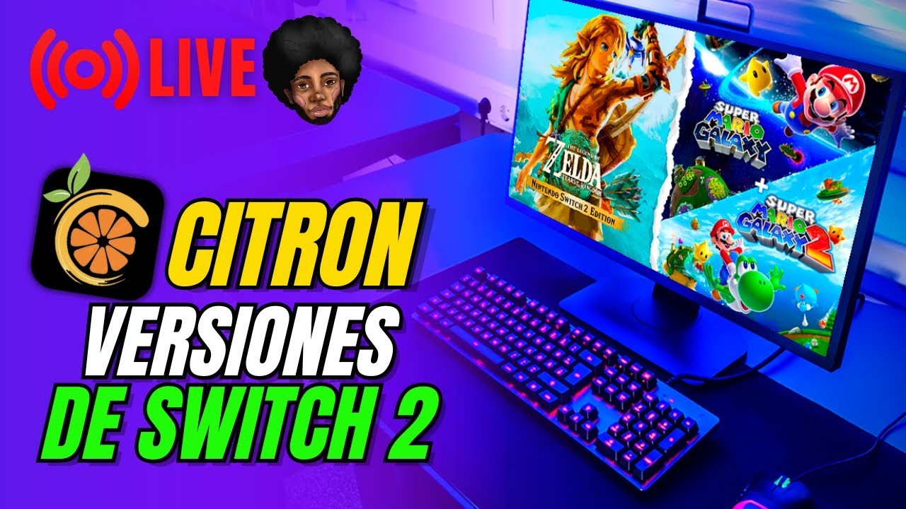 🔴CITRON ahora con Versiones de Switch 2🥒Solución Errores Mario Galaxy 1 ...