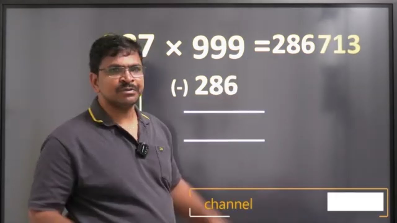 shortcut multiplication 9 99 999 9999 part 1 #education #aptitude # ...