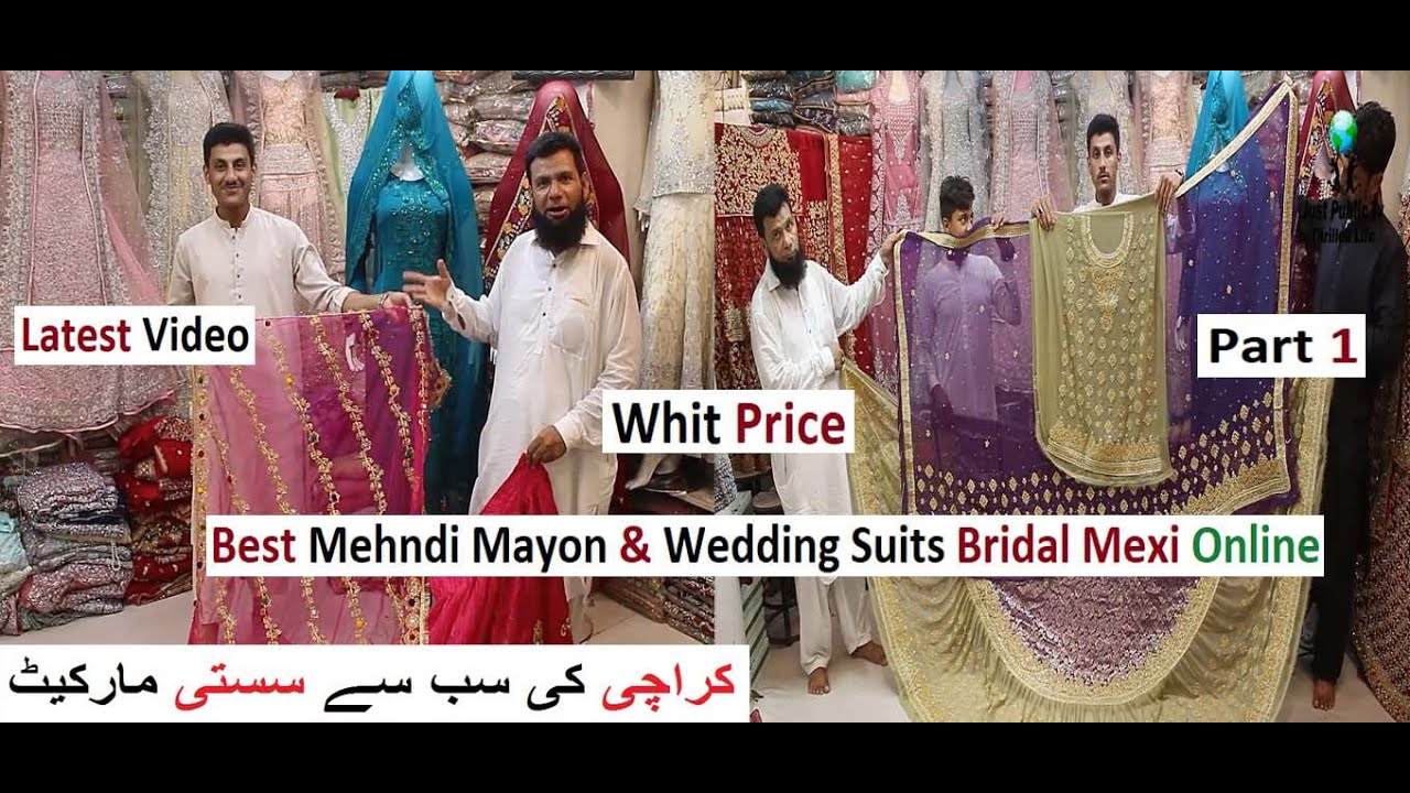 Best Wedding Suits Bridal Maxi & Mehndi Mayon Suit Online - Pakistani ...