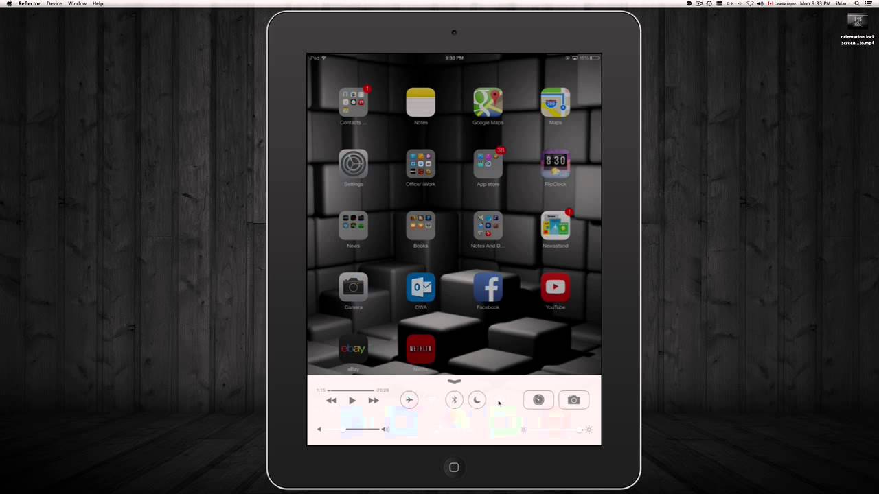 Orientación de pantalla iPad lock unlock iPad 1 iPad 2 iPad 3 iPad ...