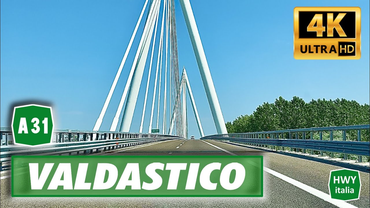 4K - Autostrada A31 della Valdastico | Badia P. - Piovene R. | Real Time - YouTube