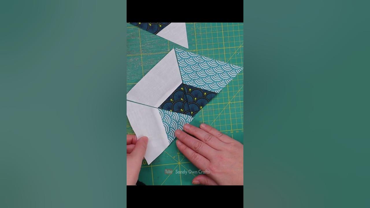 Quick and Easy 3D Hexagon Quilt Block - YouTube