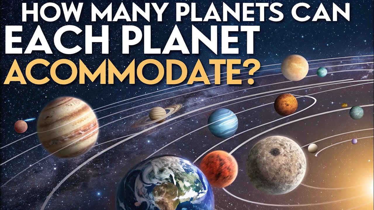 How Many Planets Can Each Planet Accommodate? | Space Facts - YouTube