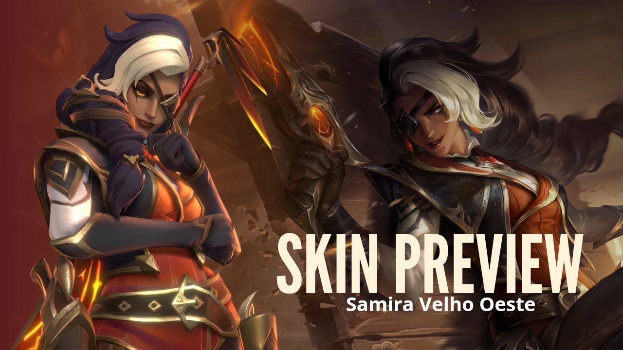 Samira Velho Oeste | Skin Preview Wild Rift - YouTube