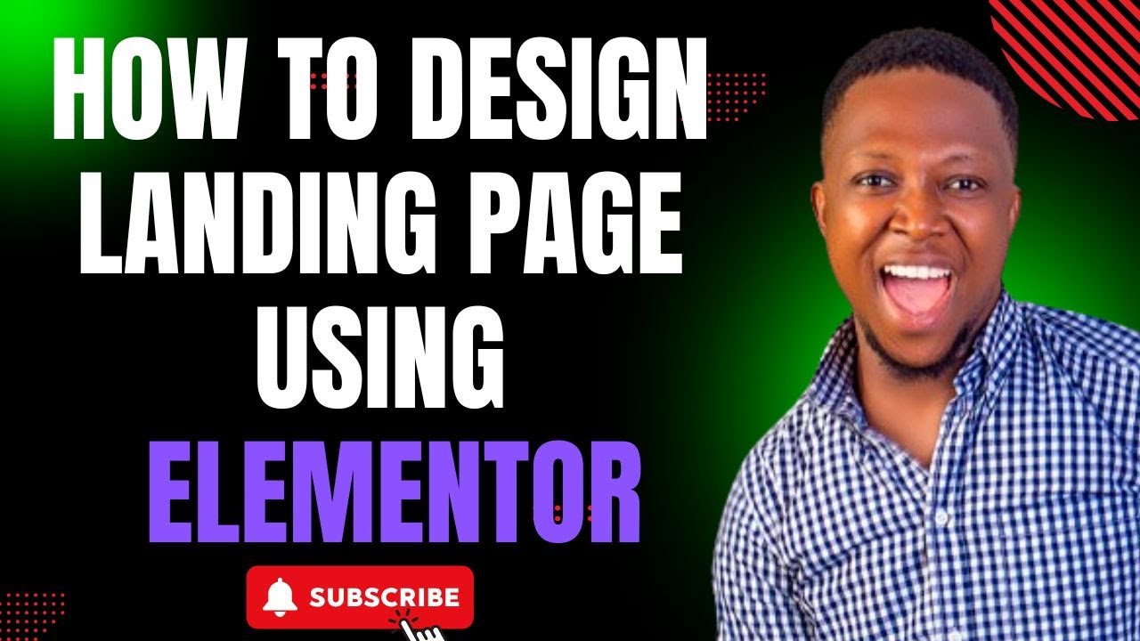 How to design landing page with Elementor - YouTube