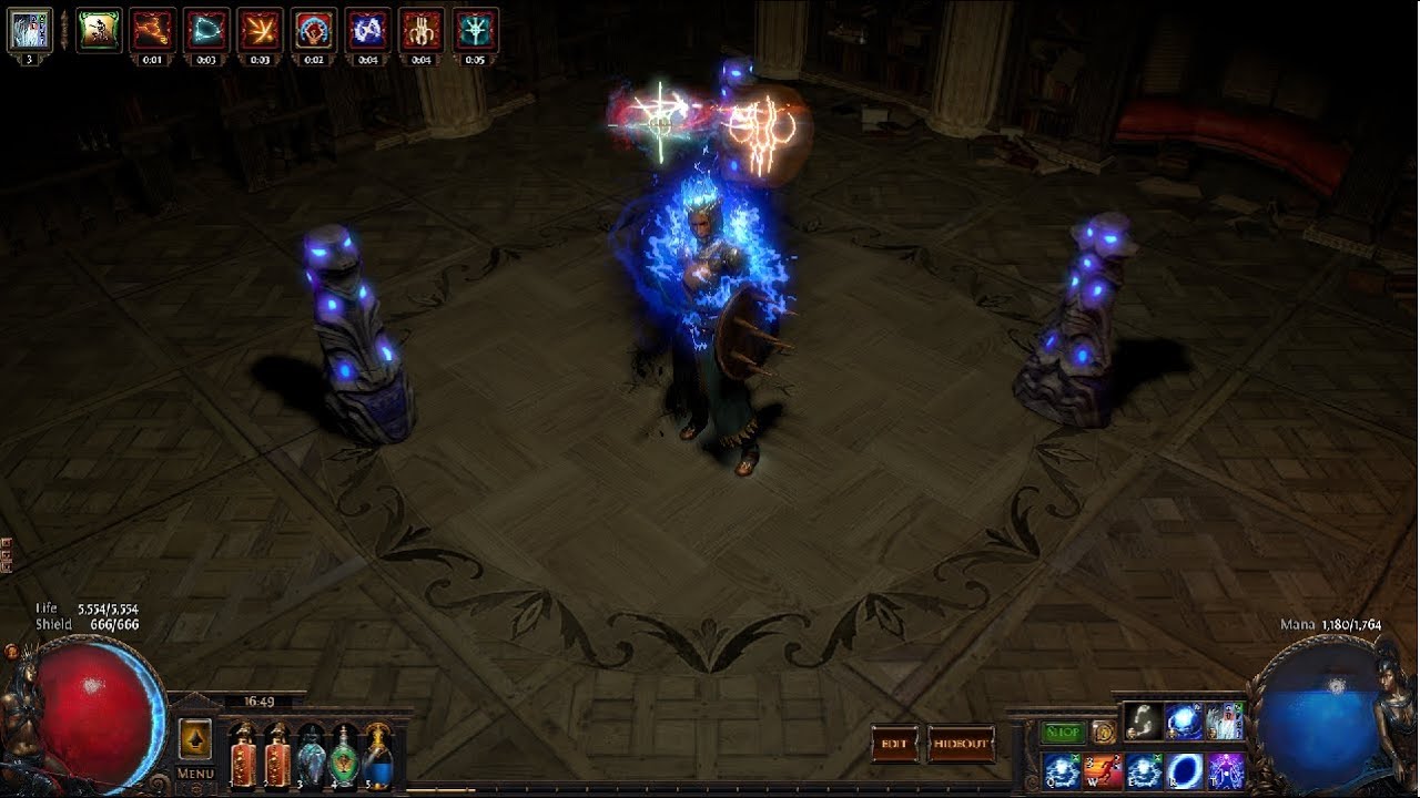 Path of Exile 3.0 Shaper Build Glacial Cascade Totems Soul Mantle - YouTube