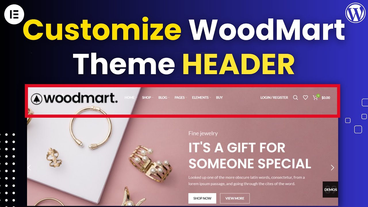 How to Edit Header in WoodMart Theme? WoodMart Theme Header Builder ...