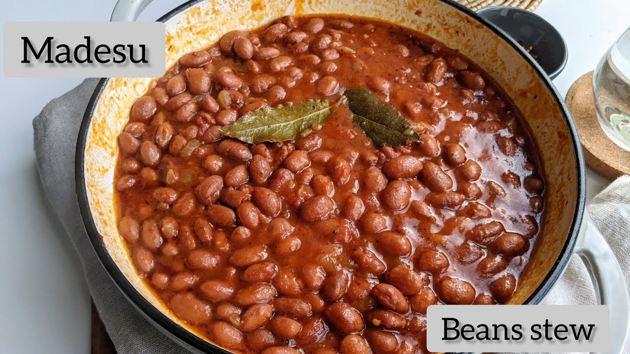 MADESU RECETTE CONGOLAISE || BEANS STEW RECIPE - YouTube