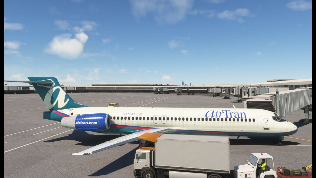Flying Chicago - Minneapolis Captain Sim 717 - YouTube