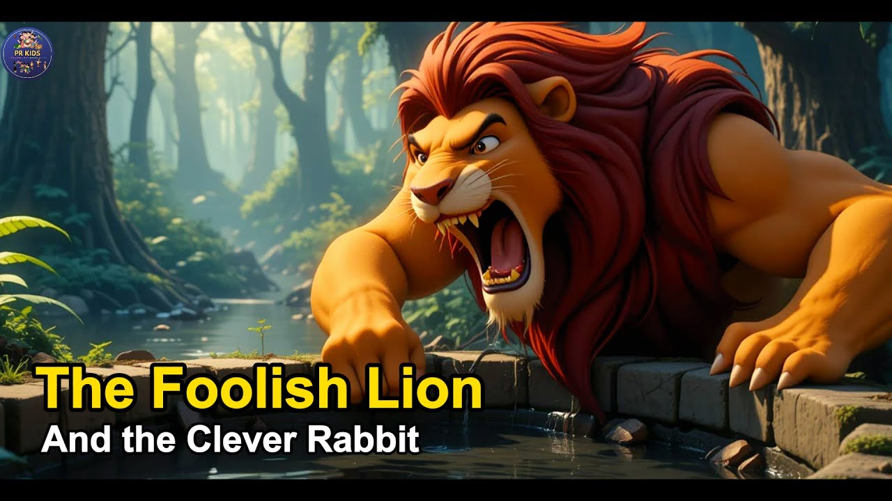 The Foolish Lion and the Clever Rabbit | Panchatantra Stories - YouTube