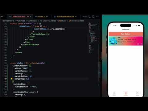Linear Gradient Border React Native Expo - YouTube