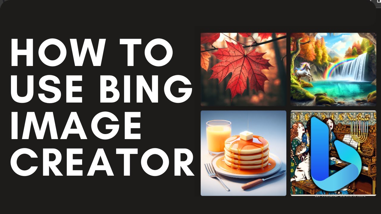 How To Use Bing AI Image Generator - YouTube