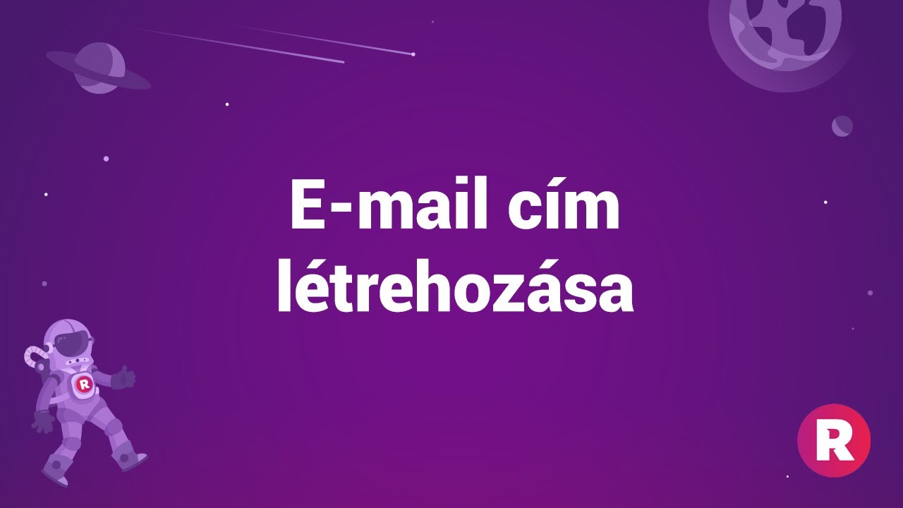Domaines e-mail cím létrehozása - YouTube