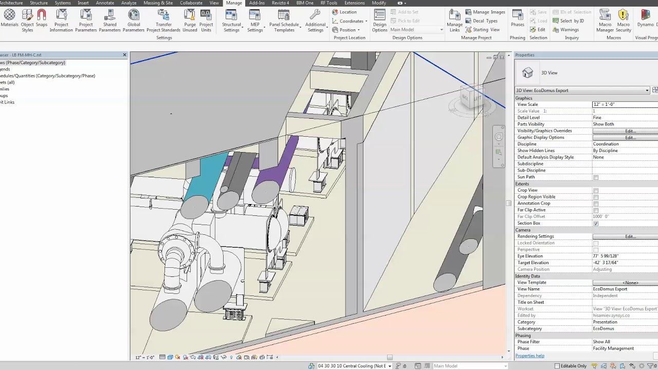 Выгрузка в NWC, коллизии в Navisworks, как работать, как выгружать ...