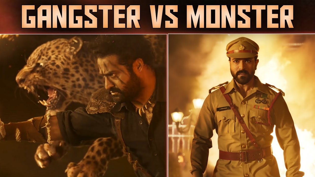 Gangster Vs Monster🔥|Ram Charan|NTR|RRR WhatsupStatus|RRR scenes ...
