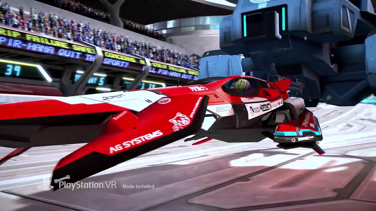 Wipeout Omega Collection VR Announcement Trailer - YouTube