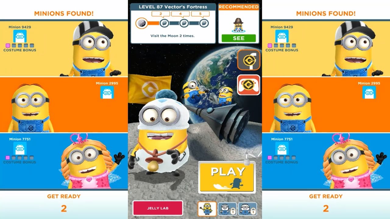 Despicable me 2 Minion rush :Vector's Fortress Minion Rush and Run In ...