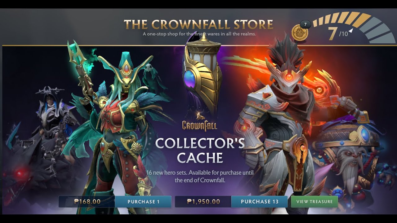 Dota 2 Crownfall Collector's Cache 2024 - YouTube