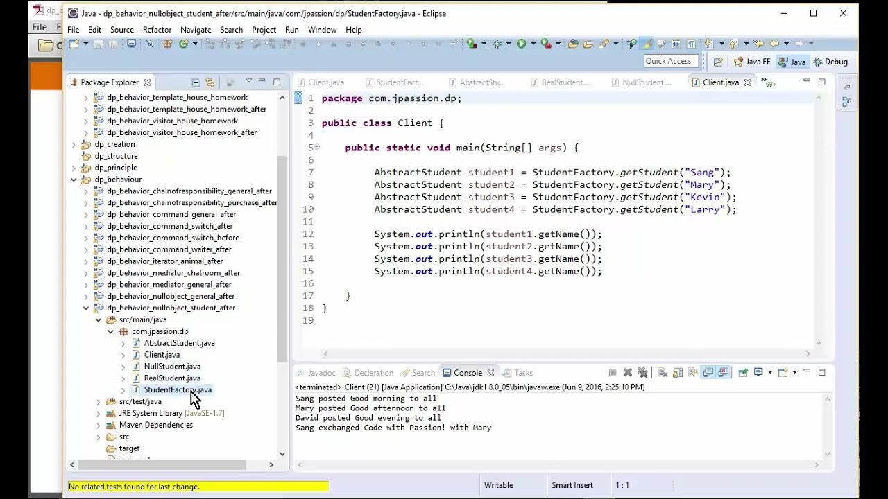 Behavioral Design Patterns Null Object - YouTube