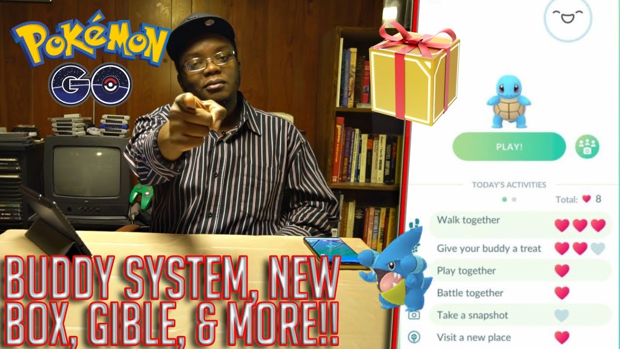 Pokemon Go: Buddy System, New Box, Shiny Gible, & More!! - YouTube