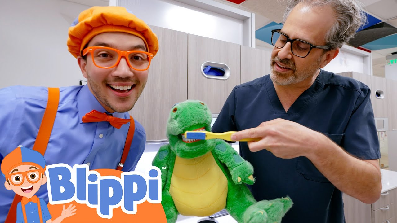 Blippi Visits The Dentist | Learn Healthy Habits for Kids ...