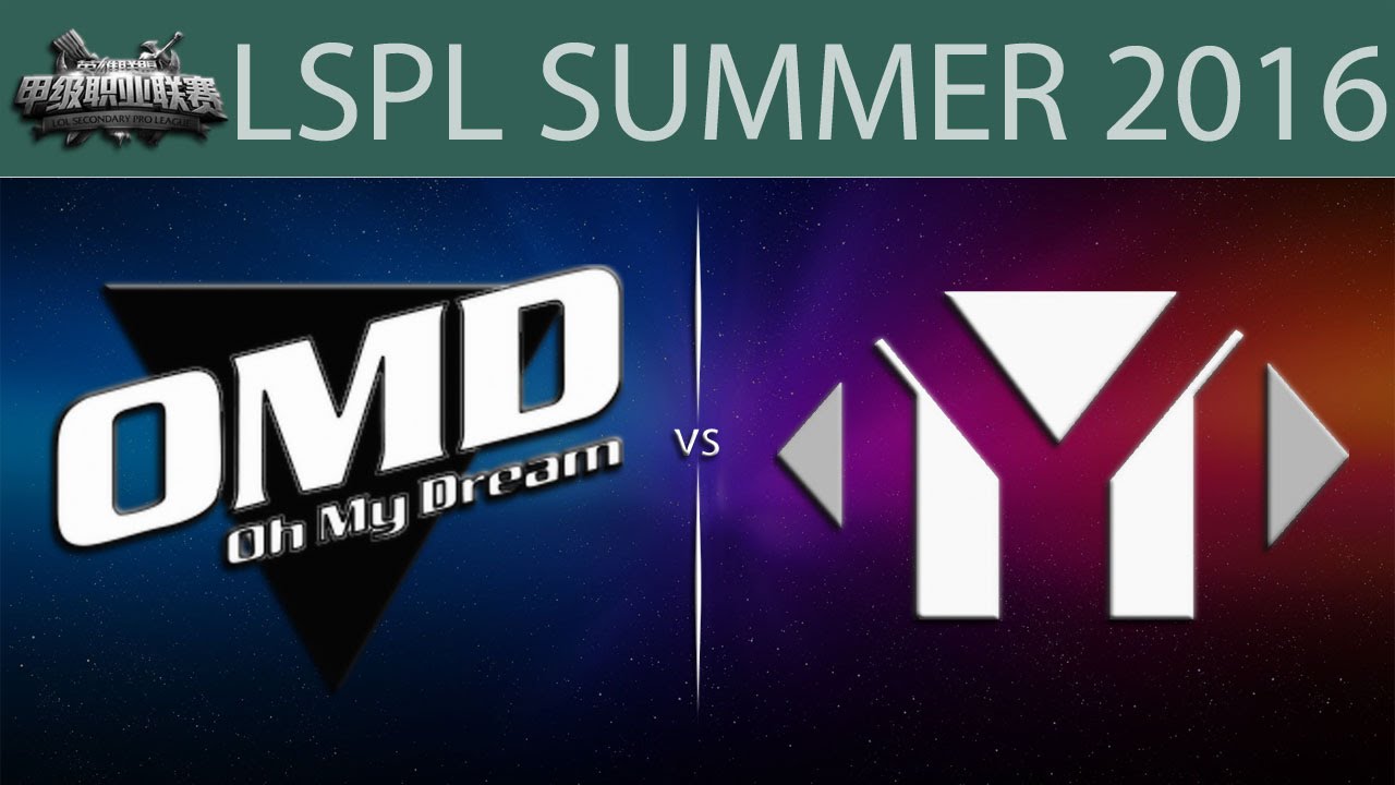 [LoL VODs] OMD vs YM | LSPL Summer 2016 (08.06.2016) - Oh My Dream vs Young Miracles - YouTube