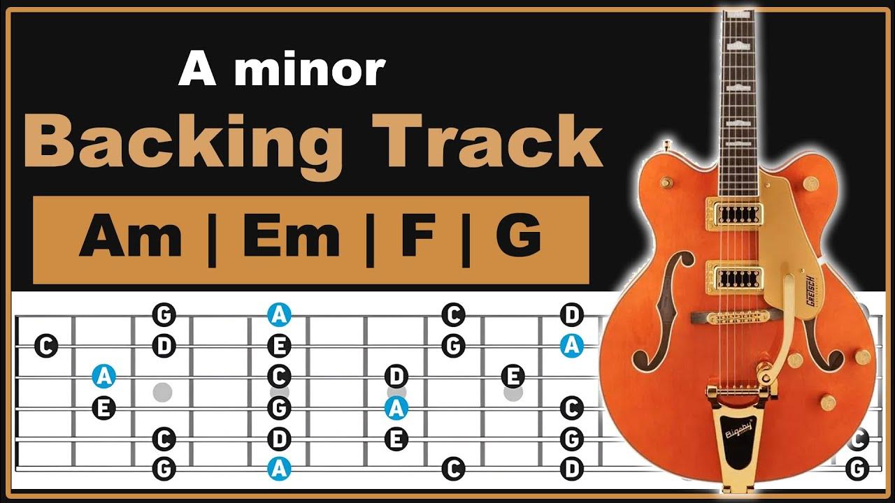 Backing Track In A minor | Pentatonic | Easy Lesson - YouTube