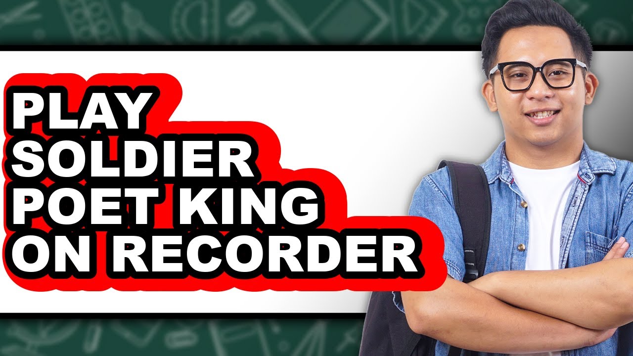 How To Play Soldier Poet King On Recorder - Full Guide - YouTube