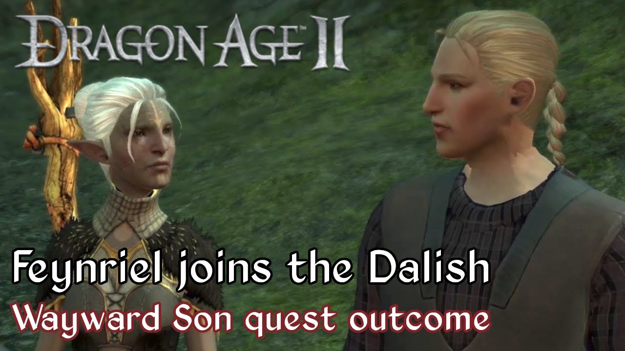 Dragon Age 2 - Wayward Son - Feynriel joins the Dalish - YouTube